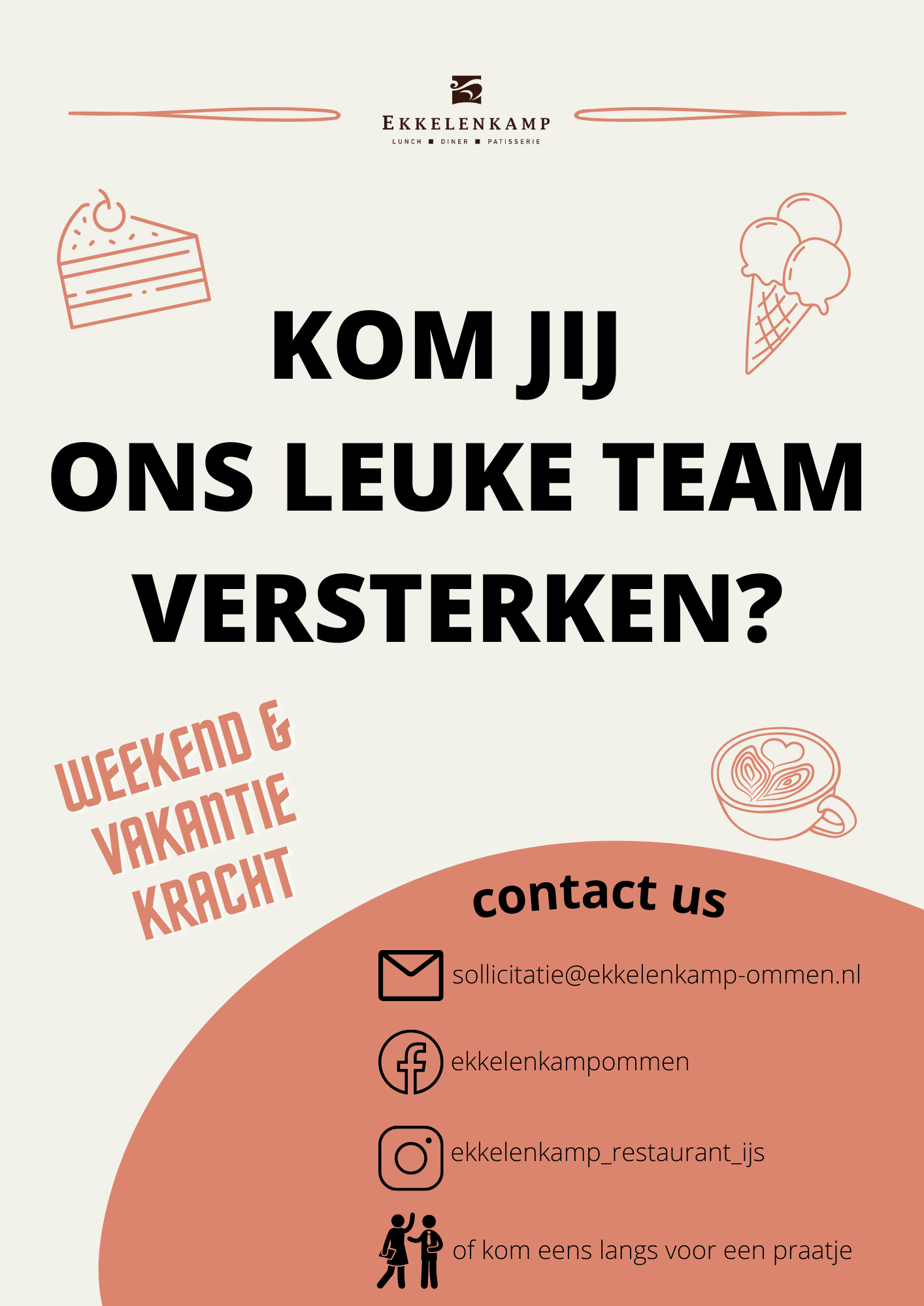 Vacatures | Restaurant Ekkelenkamp